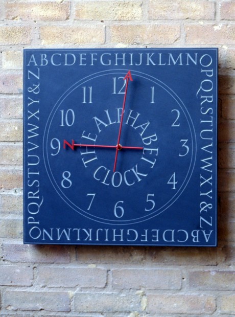 Alphabet Clock | Richard Kindersley Studio